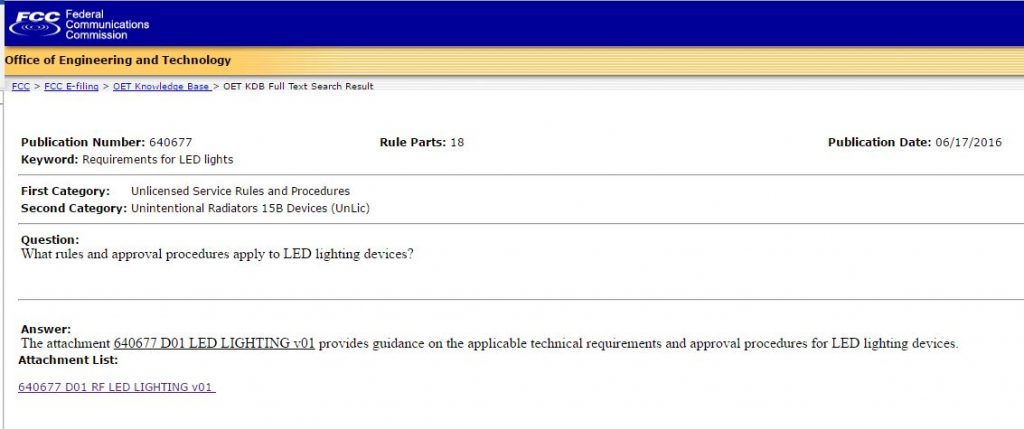 LED lighting and FCC requirements | F2 Tech NotesF2 Tech Notes