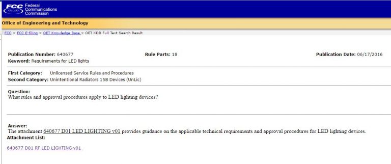 LED lighting and FCC requirements | F2 Tech NotesF2 Tech Notes