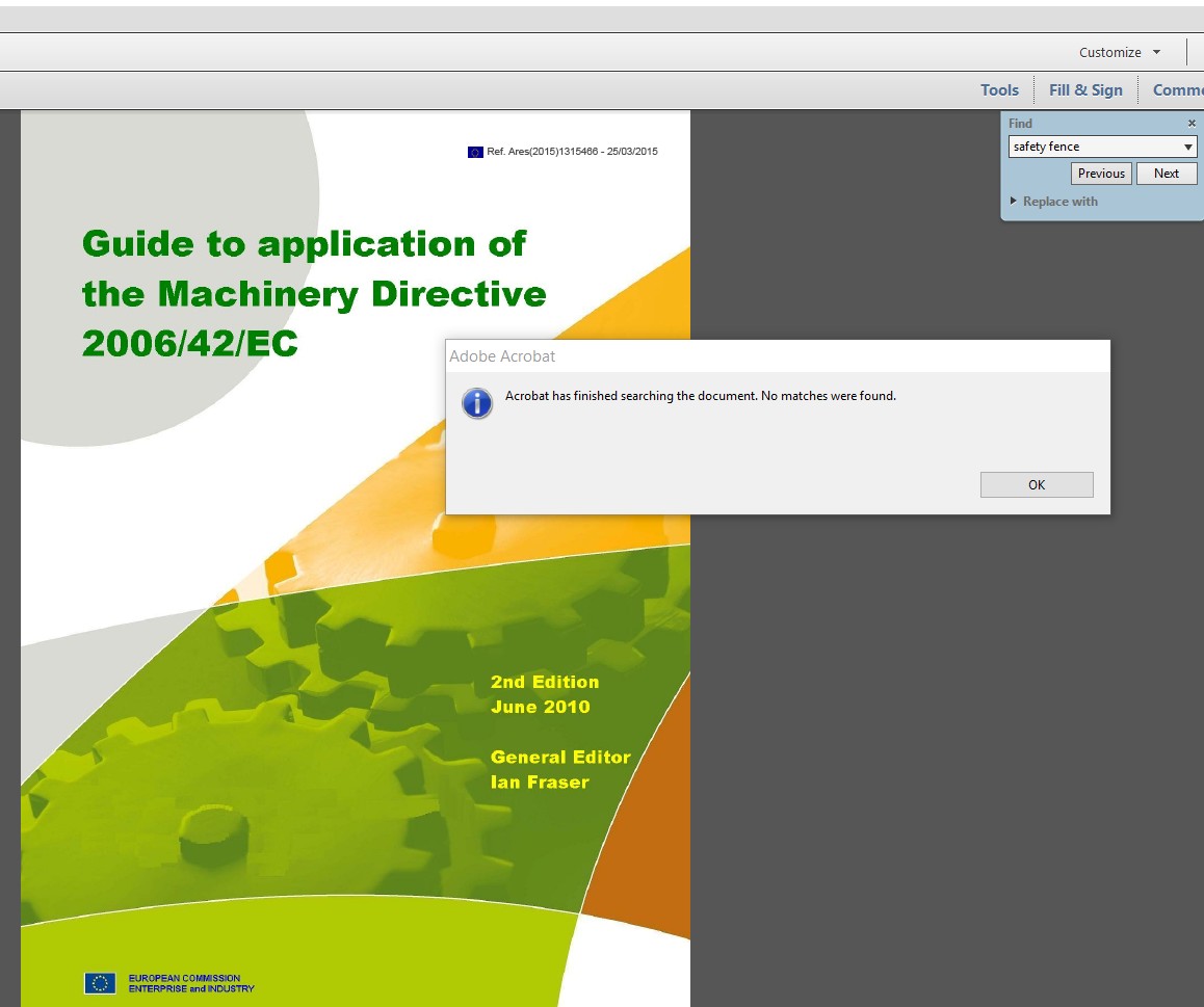 Machinery Directive Standards of Safety Fences | F2 Tech NotesF2 Tech Notes