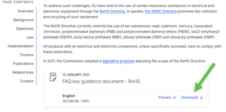 Is Machinery in Scope of the RoHS Directive? | F2 Tech Notes